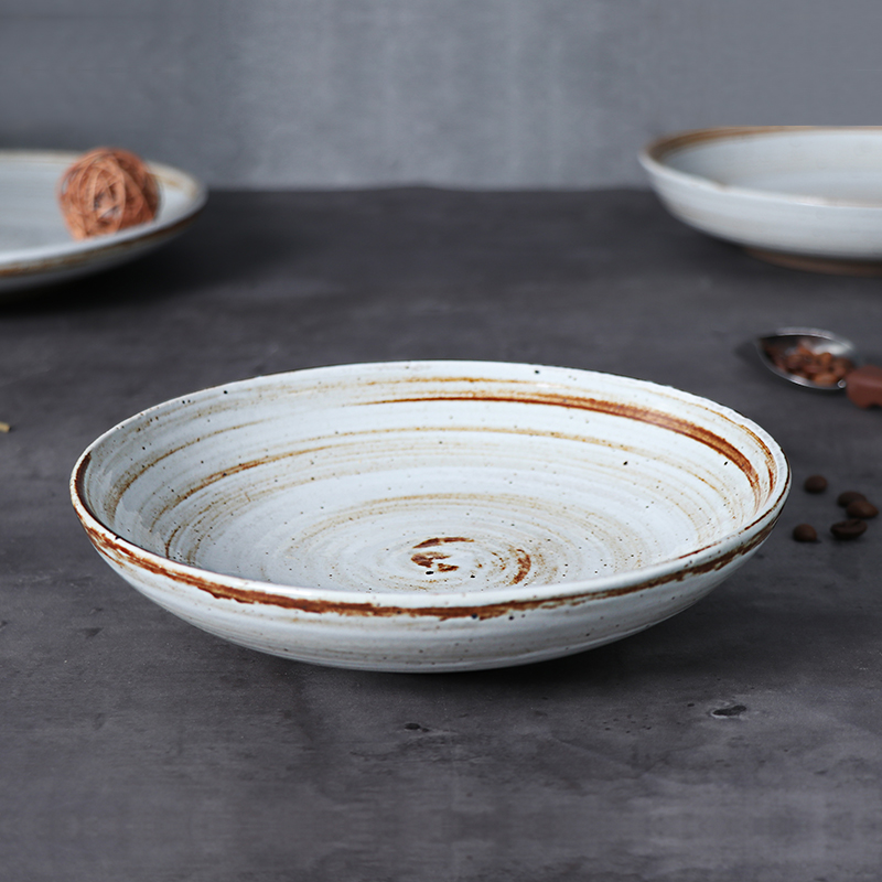 Special Restaurant Dinnerware Party Dinner Set Vintage White Speckle ...