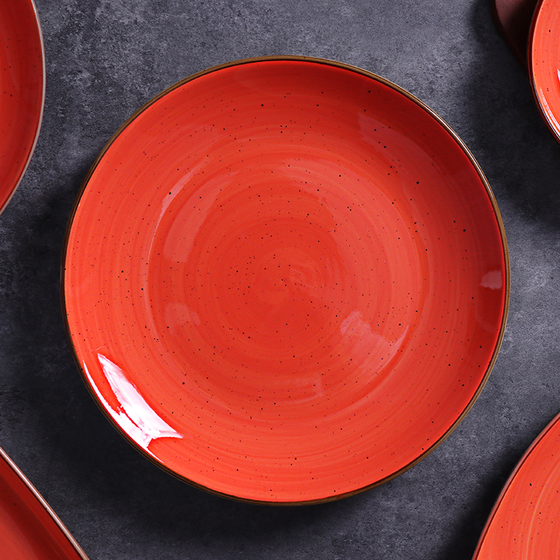 Round Porcelain Plate Restaurant 12 Inch Coupe Plate from China ...